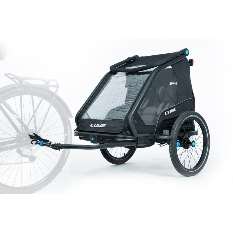 Remorque pour vélo Cube kids Trailer Double, deux places
